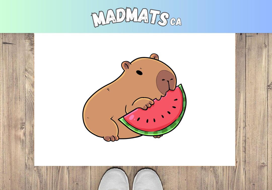 Capybara Eat Watermelon Personalized Capybara Design Inspired Outdoor ...