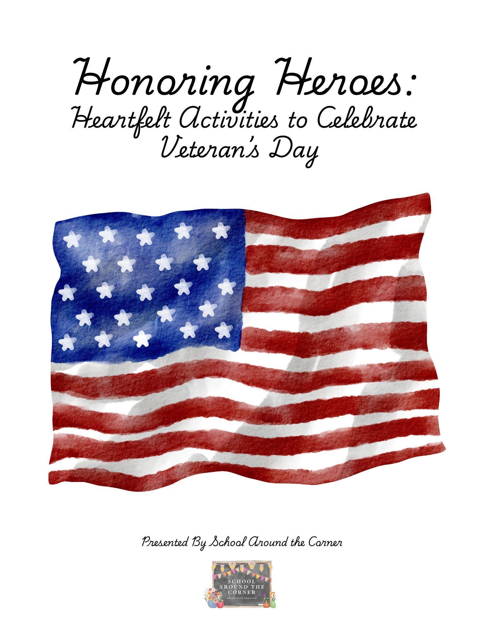 Honoring Heroes: Veteran's Day Study Instant Download, Veteran's Day ...