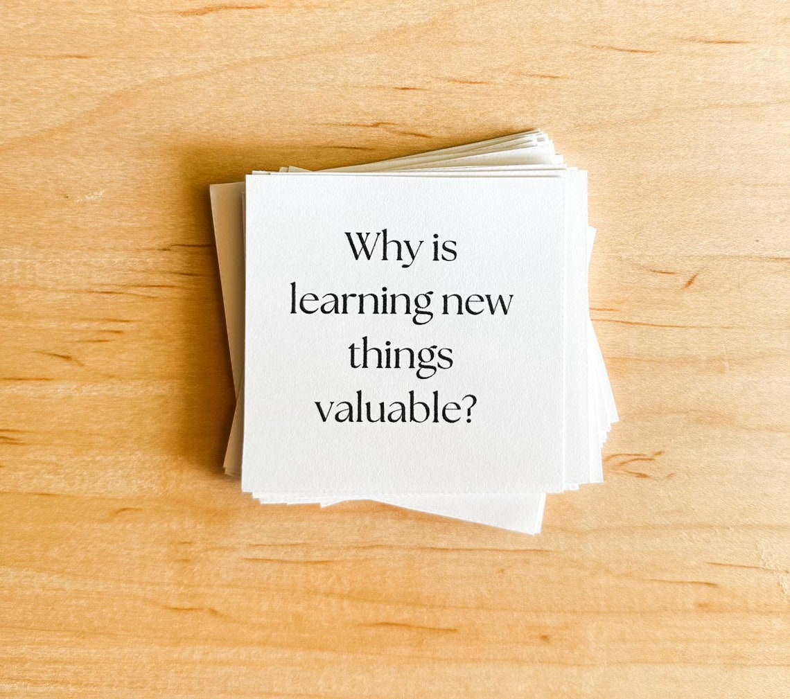 Back to School Conversation Cards for Kids: 36 Printable Family ...