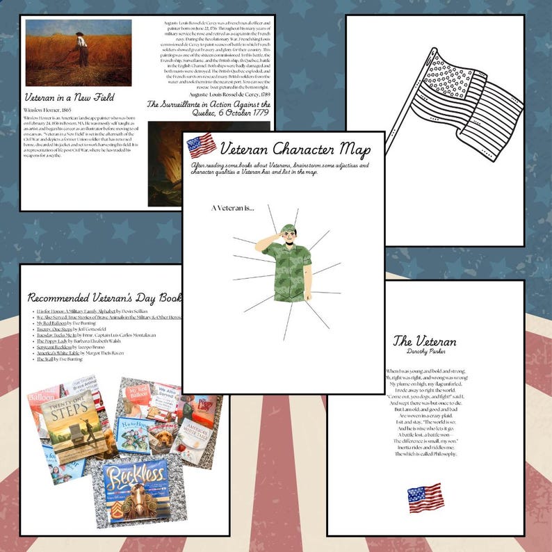 Honoring Heroes: Veteran's Day Study Instant Download, Veteran's Day ...