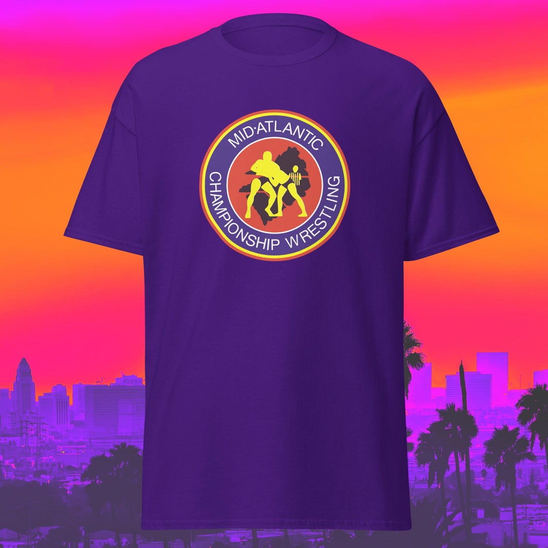 NWA Mid-atlantic Championship Wrestling Logo Unisex Classic Tee - Etsy
