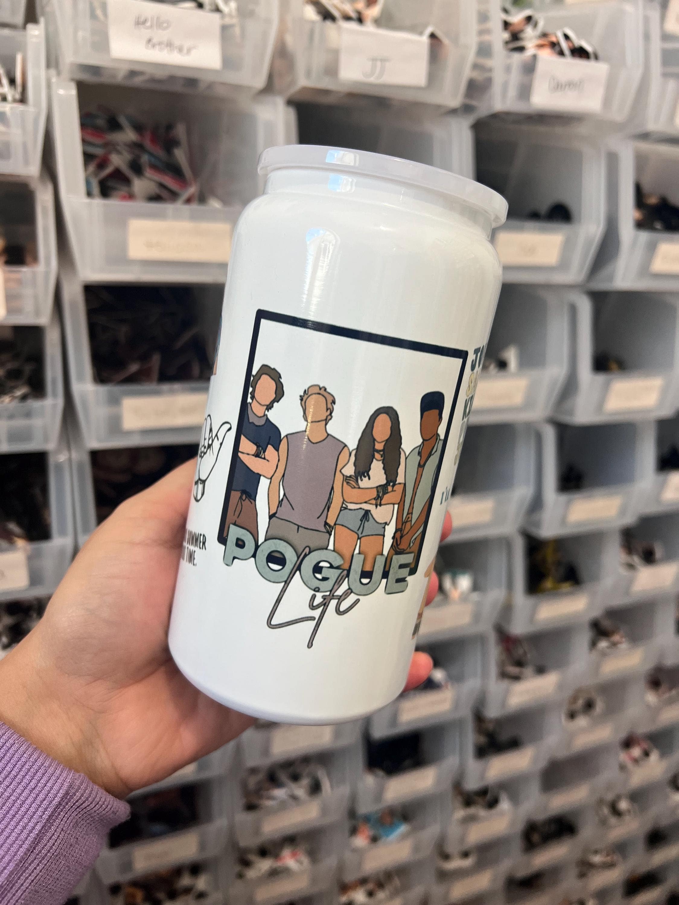 Outer Banks White Cup Obx Outerbanks Pope Sara Cameron John B JJ ...