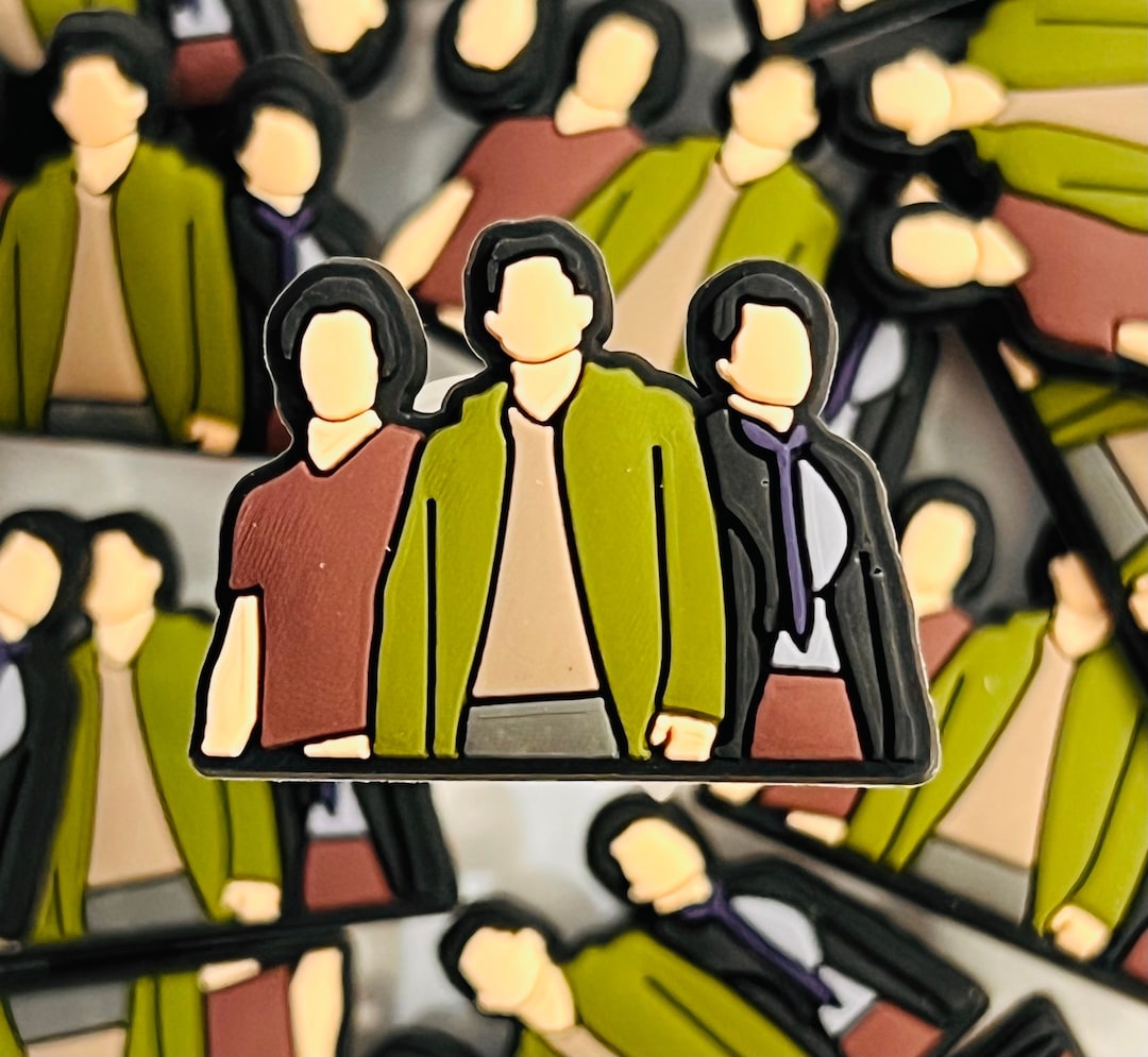 Dean Sam & Castiel Shoe Charms (supernatural - Winchester Brothers -tv ...