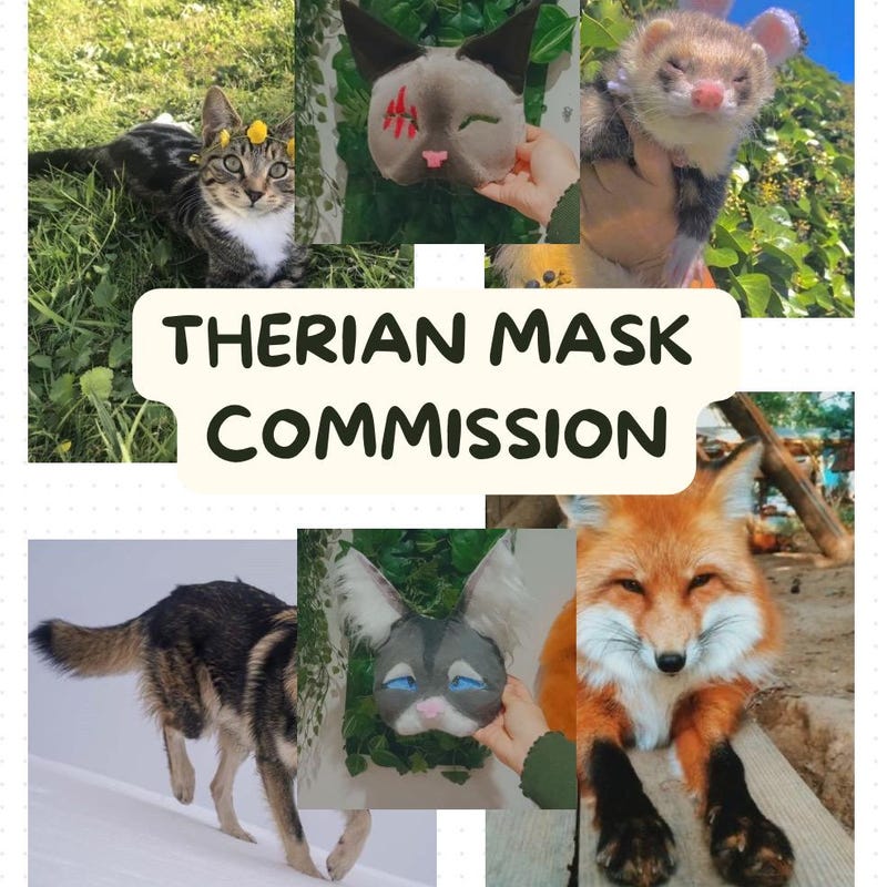 Therian Masks Therian - Etsy