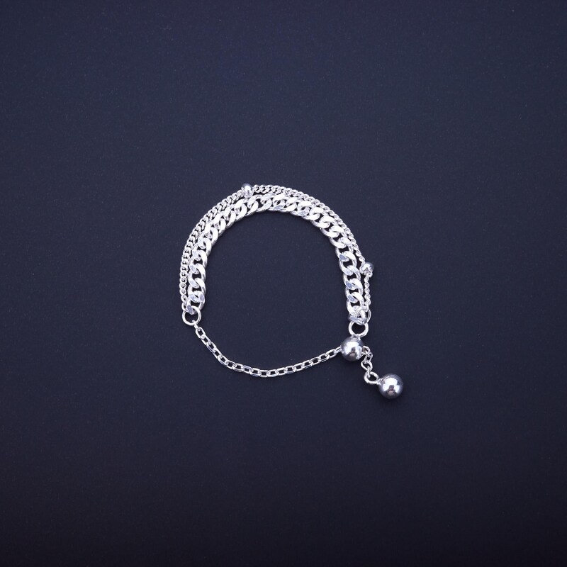 Silver Chain Ring - Etsy