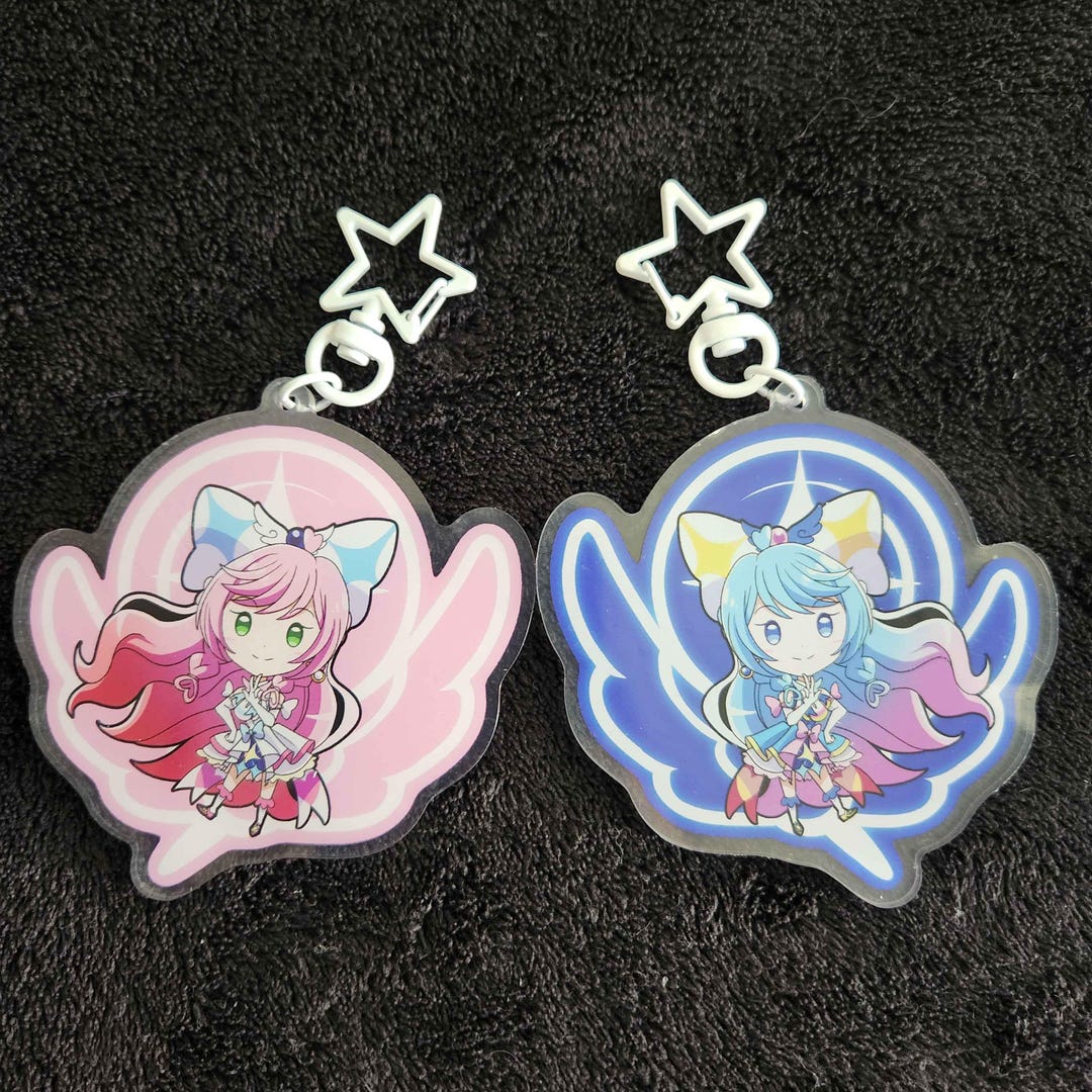 Cure Prism Keychain: Sky Precure Magical Girl Charm - Etsy