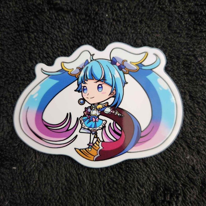 Wonderful Precure and Sky Precure Stickers 2.5 Inch Colorful Magical ...