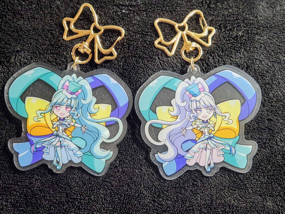 Cure Lillian Charm: Magical Girl Acrylic Keychain - Precure Fan Art - Etsy