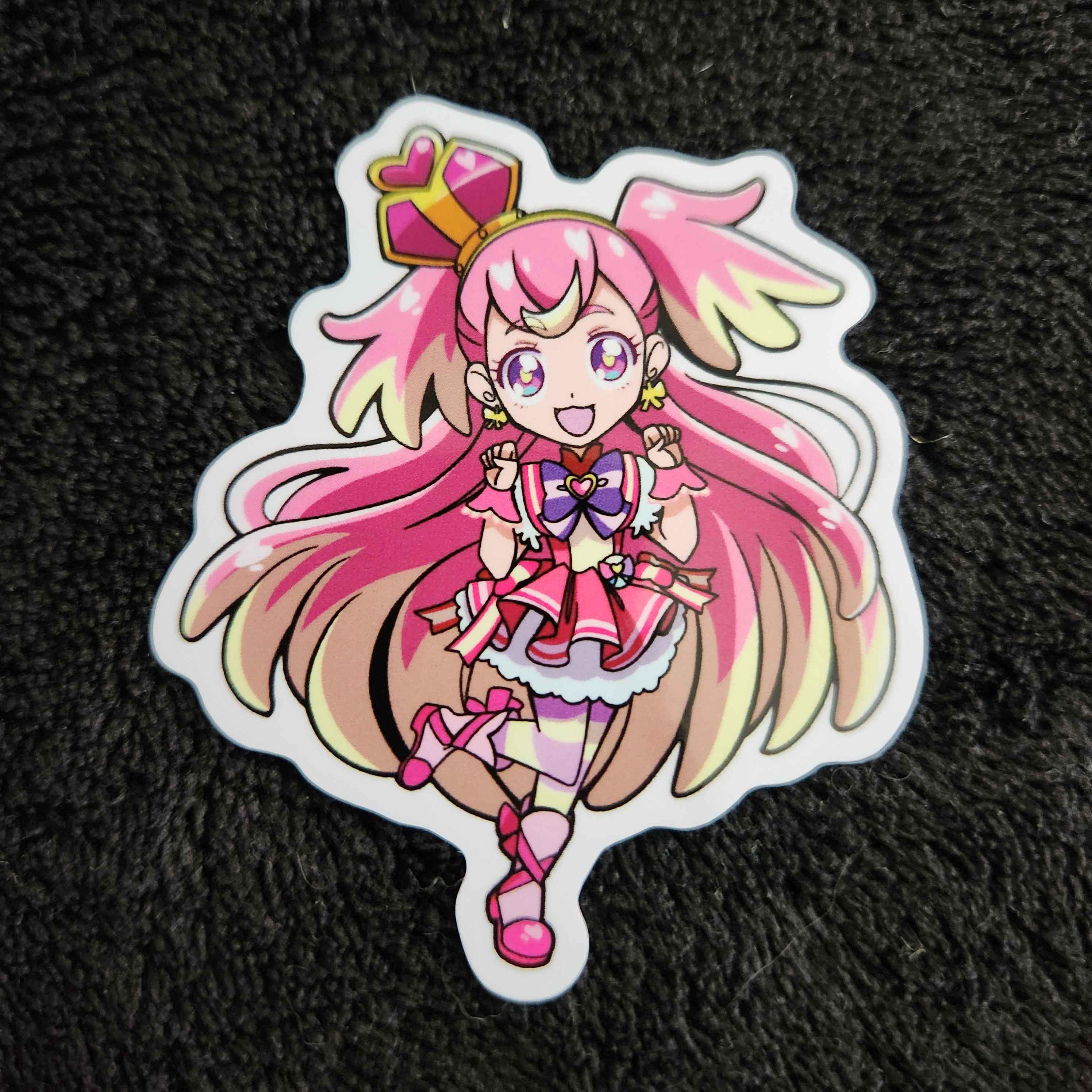 Wonderful Precure and Sky Precure Stickers- 2.5 Inch Colorful Magical ...