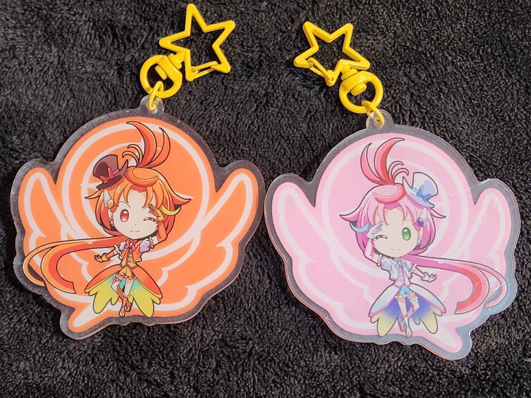 Cure Wing Pretty Cure Keychain, Double-sided, 3 Inch. Cute Magical Girl ...