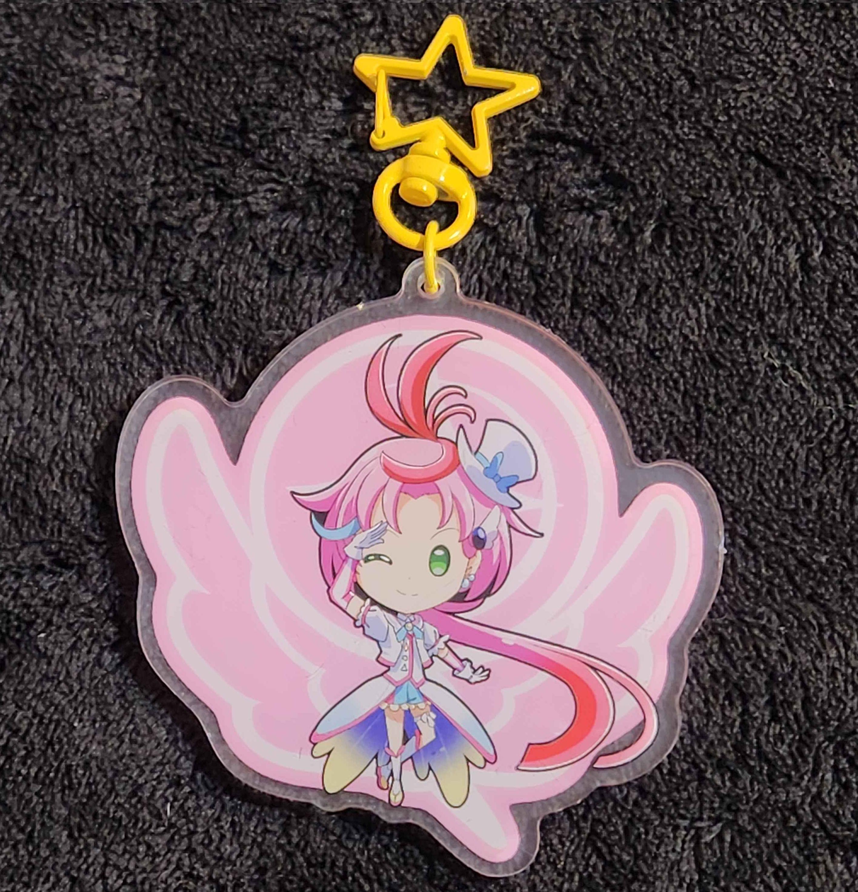 Cure Wing Pretty Cure Keychain, Double-sided, 3 Inch. Cute Magical Girl ...
