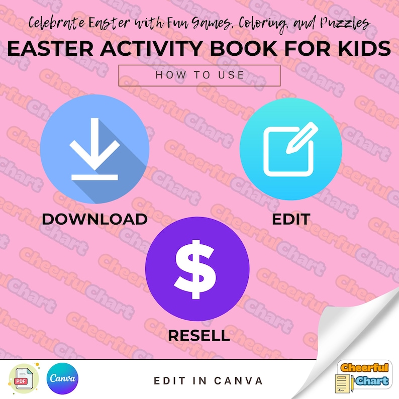 Easter Activity Book for Kids, Easter Activity Pack - 82 Page Kids ...
