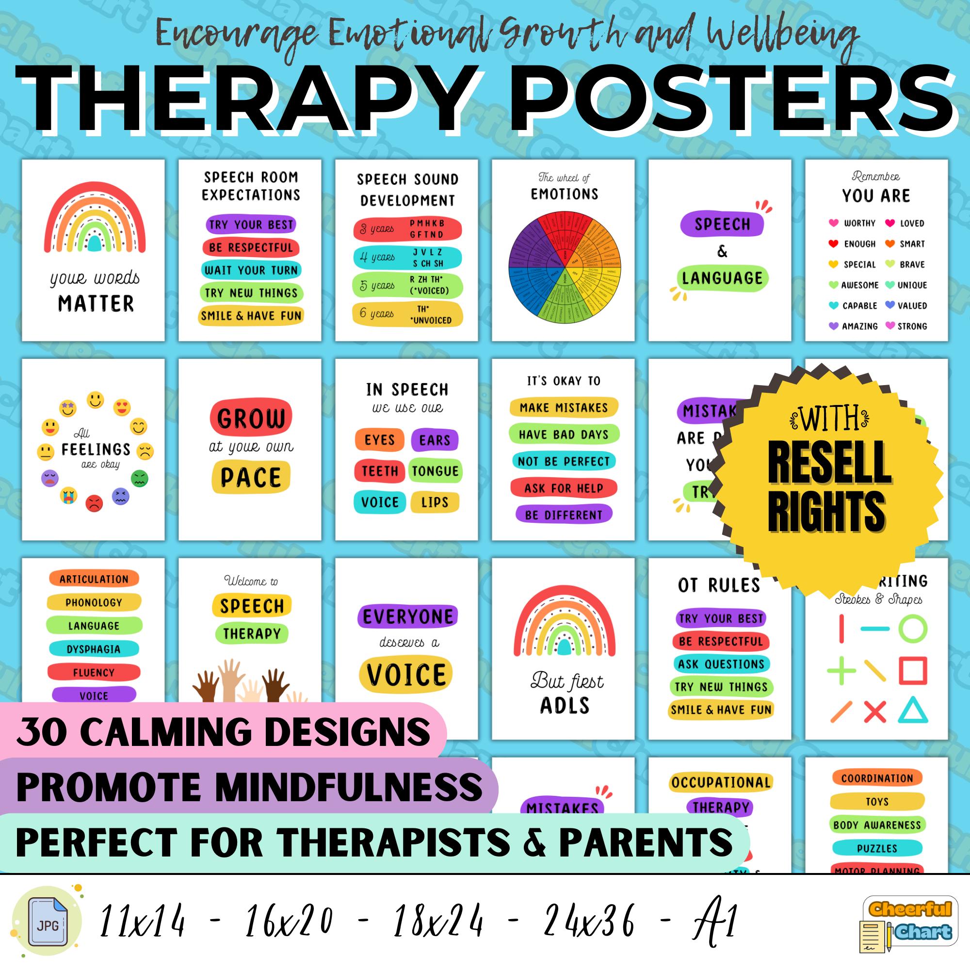 Therapy Posters, Therapy Quotes, Therapist, Counselor Office Decor Wall ...