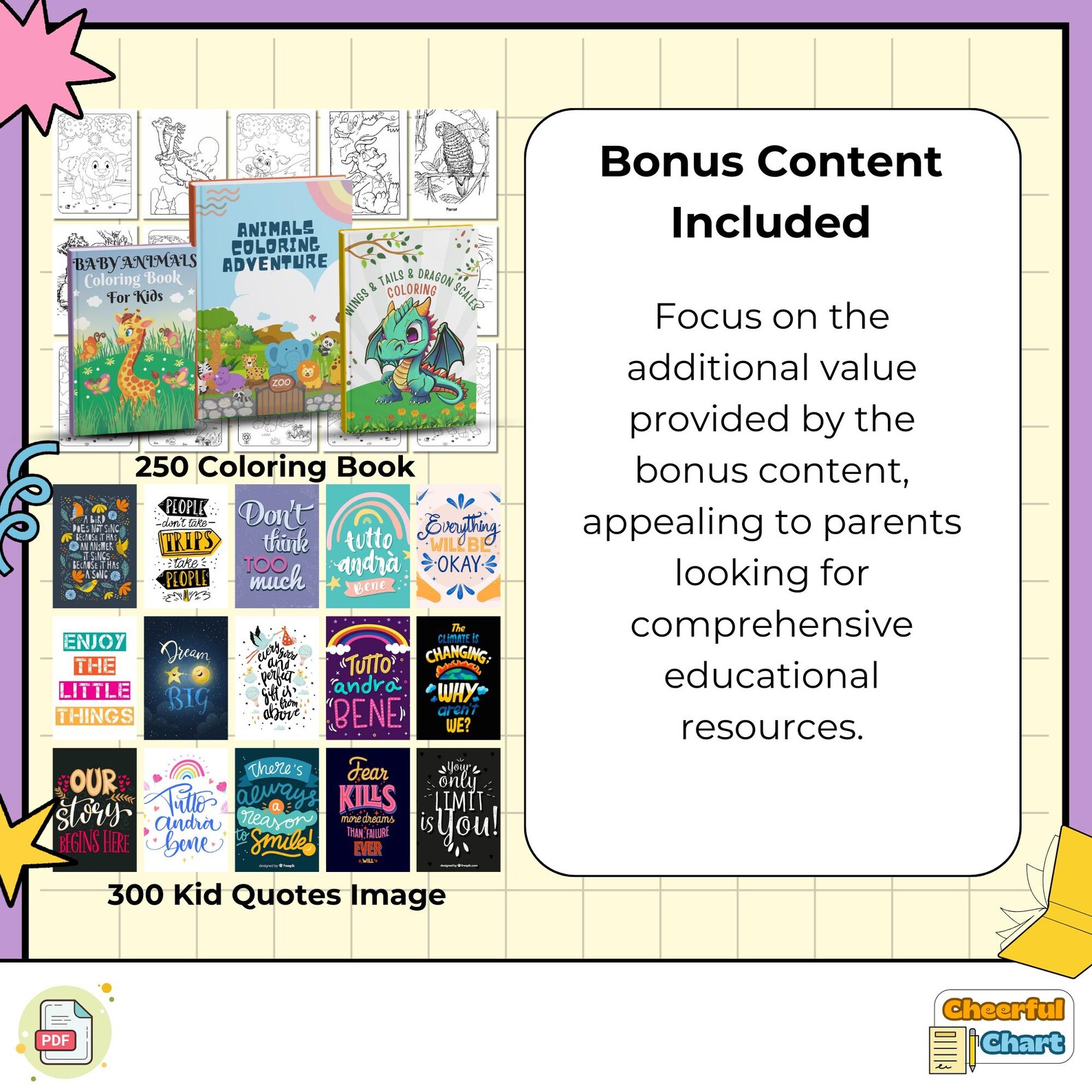 500 Children E Books Bundle, Book Lover Gift, Self Help, Kids E-books ...