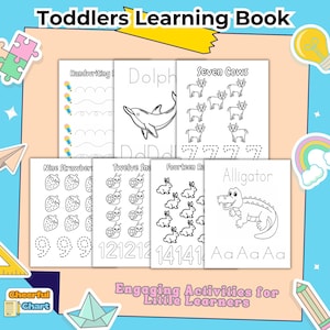 Preschool Kindergarten Learning Bundle | Printable | Alphabet ...