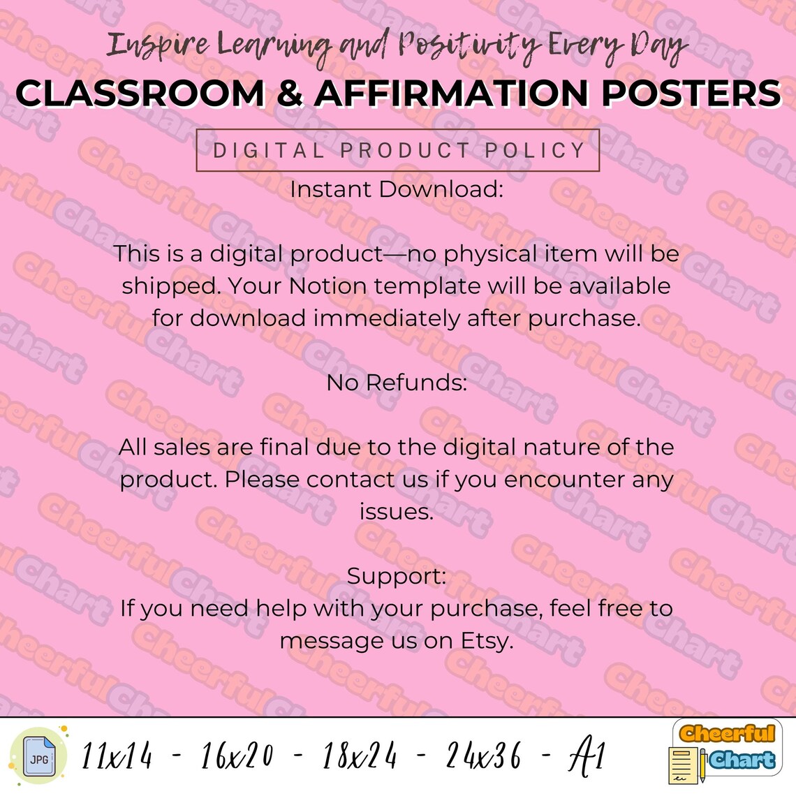 Classroom and Affirmation Posters Download Printable Art, Daily ...