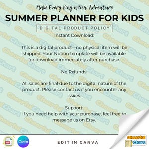 Printable Summer Camp at Home – Editable Kids’ Activity Planner ...