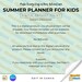Printable Summer Camp at Home – Editable Kids’ Activity Planner ...