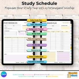 Academic Planner | Student Planner | Assignment Tracker to Do List | Semester Tracker Class ...