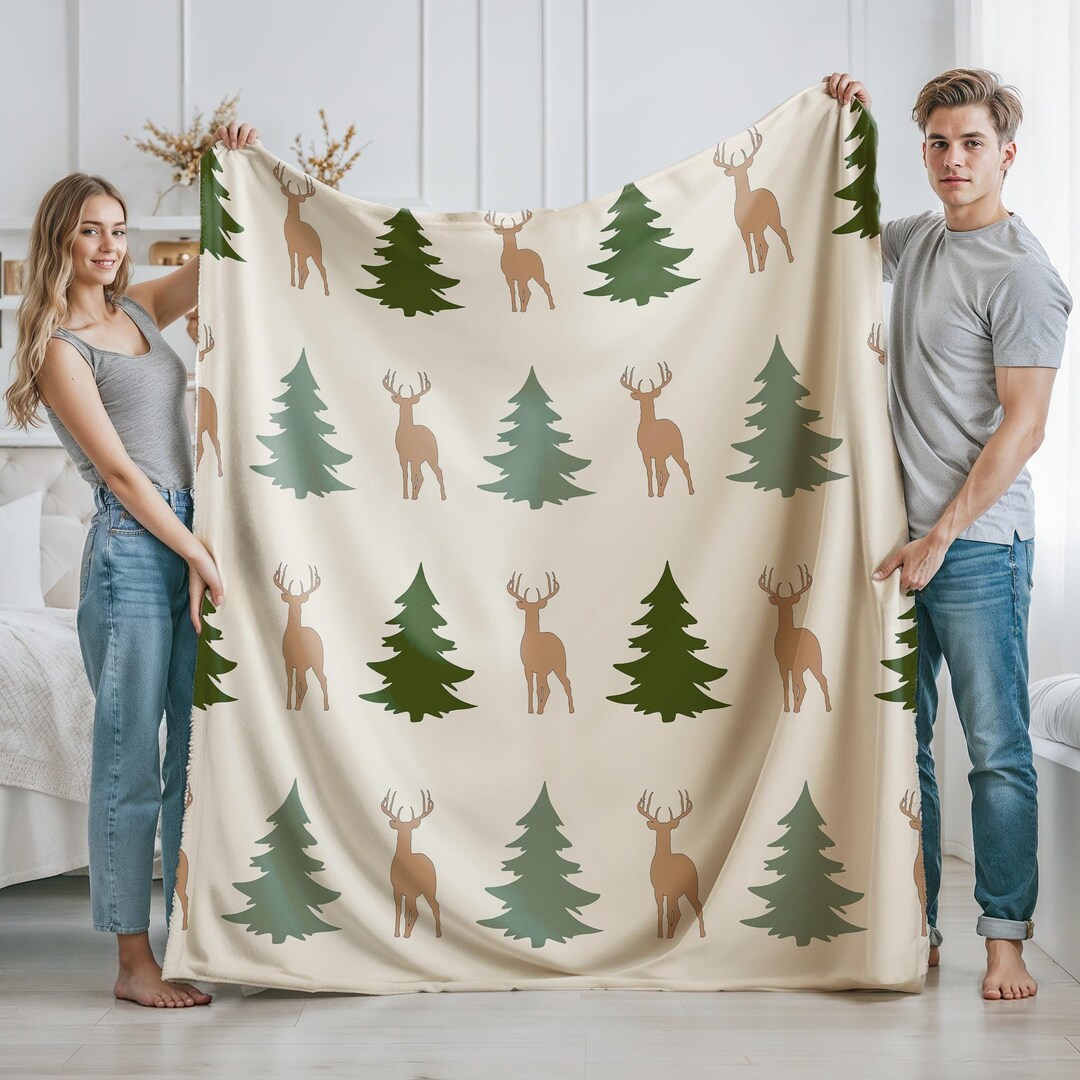 Christmas Blanket Soft Cozy Home Decor for Xmas, Cute Holiday Throw ...