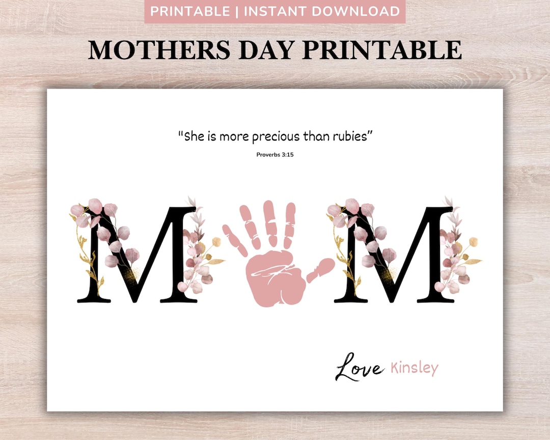 Mother's Day Sunday School Craft Toddler Mothers Day Christian ...