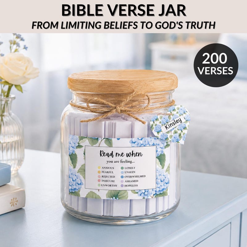 Blue Printable Verse - Etsy