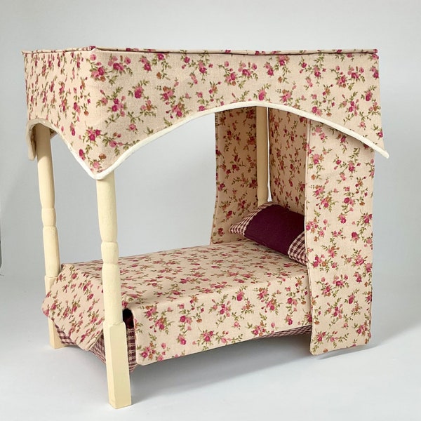 1:12 Dollhouse Miniature Canopy Bedding - Etsy