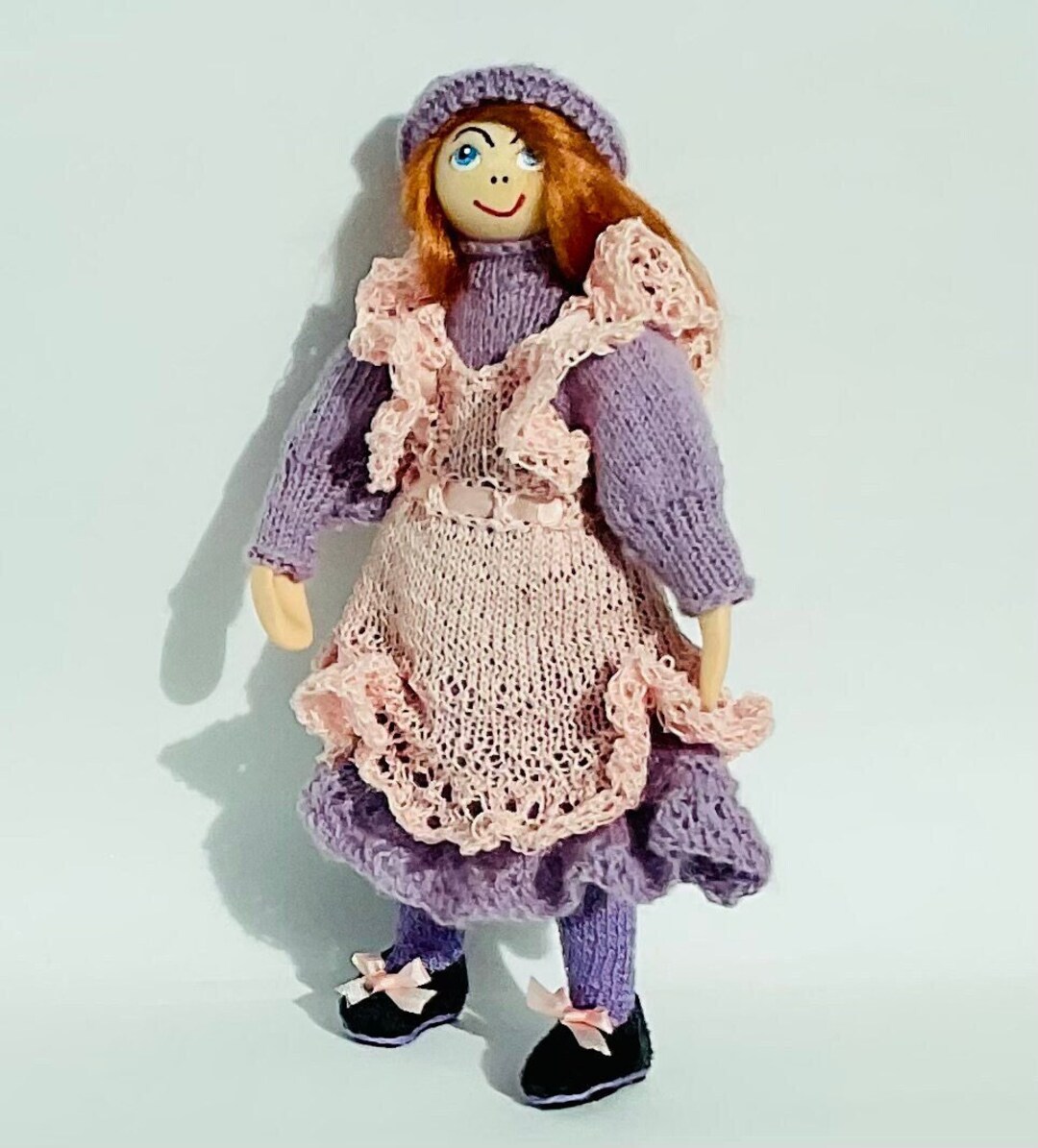 1:12 Scale Handmade Young Girl Doll - Etsy