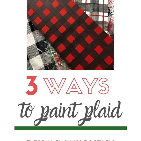 Plaid Painting - Etsy