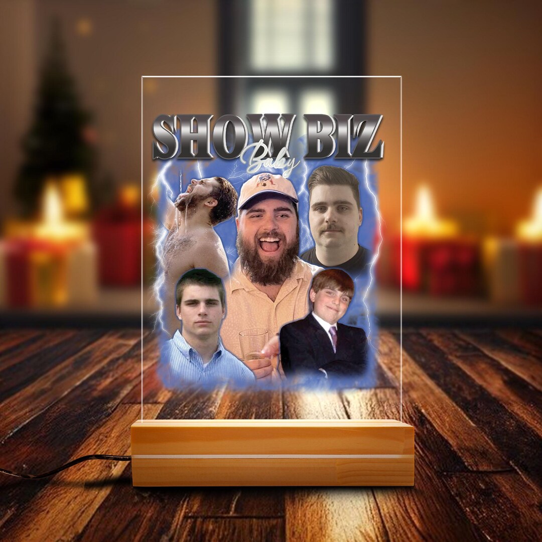 90s Bootleg Vintage Bootleg Rap Custom Photo Night Light, Photo Wedding ...