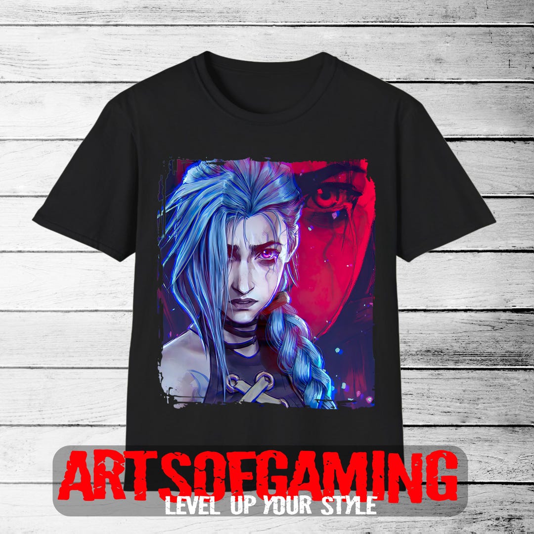 Limited Unisex Gaming Shirt Jinx / Softstyle Tshirt / Anime Shirt - Etsy