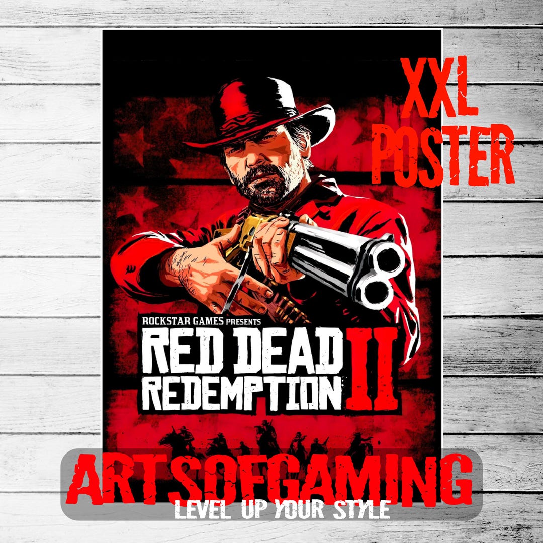 RDR Gaming Poster Made of Matte Paper / Wall Art / Wall Decor / Gaming ...