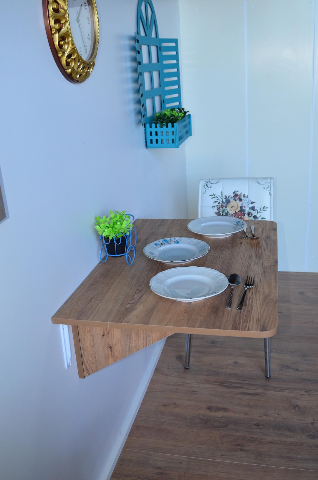 Wall Mounted Folding Table, Murphy Table, - Etsy