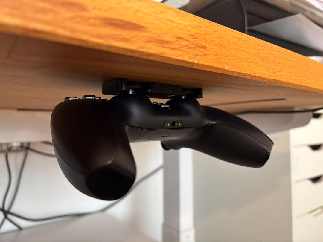 Under-desk Controller Holder for Playstation – 3D Printed From PLA ...