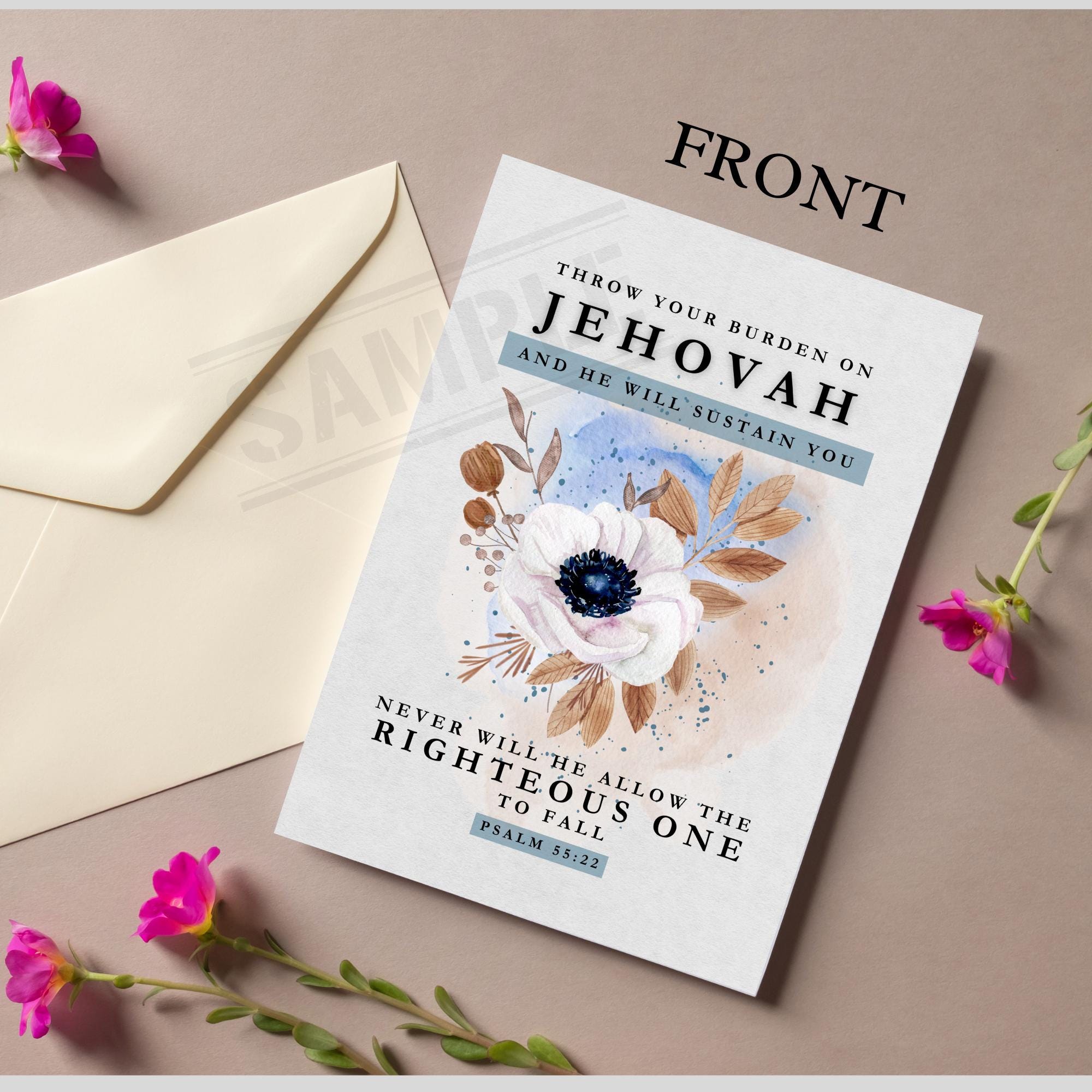 JW Encouragement Greeting Card | Get Well Card JW Greeting Card ...