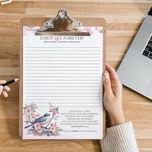 Spanish Letter Writing Paper: Floral Stationery Set (printable PDF ...