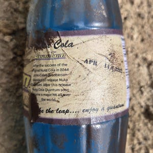 Fallout 3- Nuka Cola Quantum Bottle Prop - Etsy