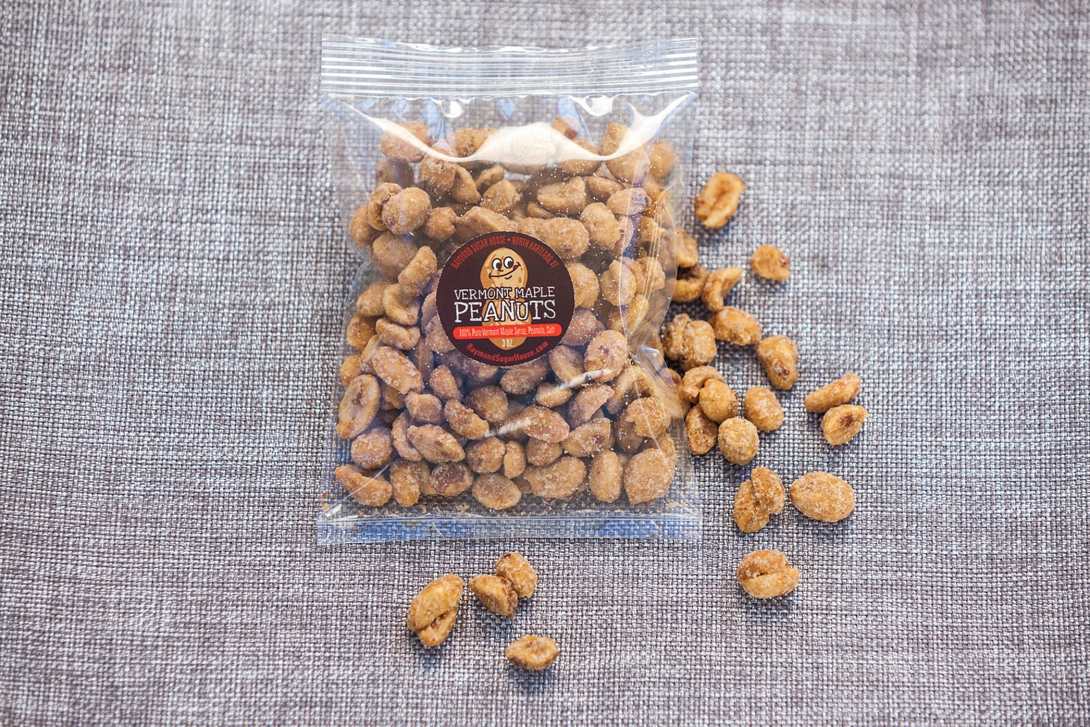 3 Individual Snack Packs 3oz Each Pure Vermont Maple Peanuts - Etsy
