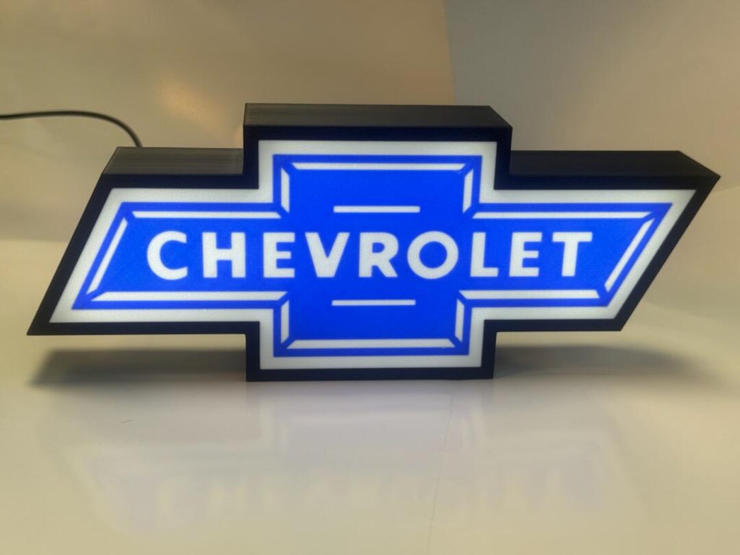 CHEVROLET LED SIGN - Etsy
