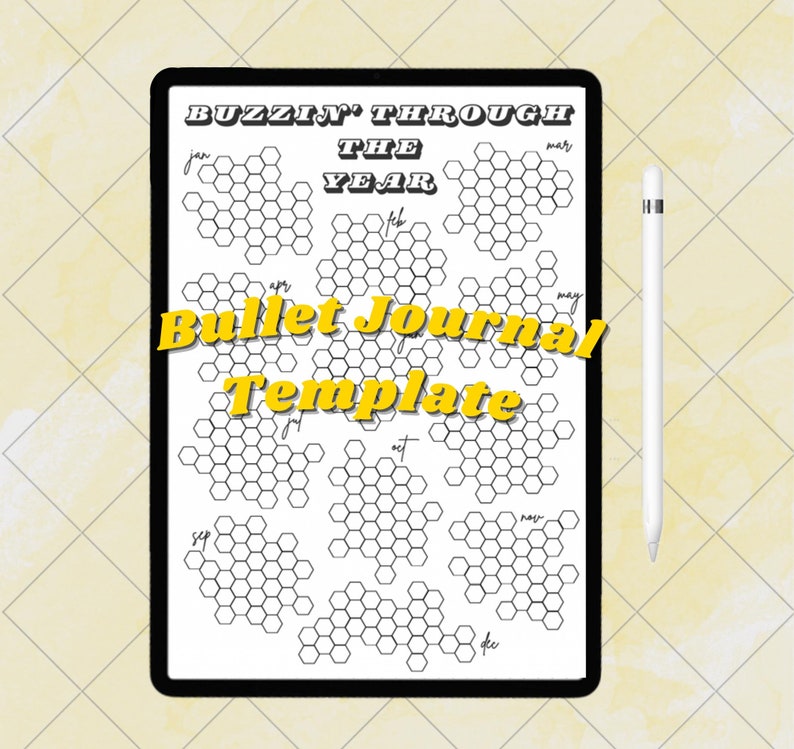 2024 Yearly Mood Tracker for Bullet Journaling buzzin' Through the Year ...