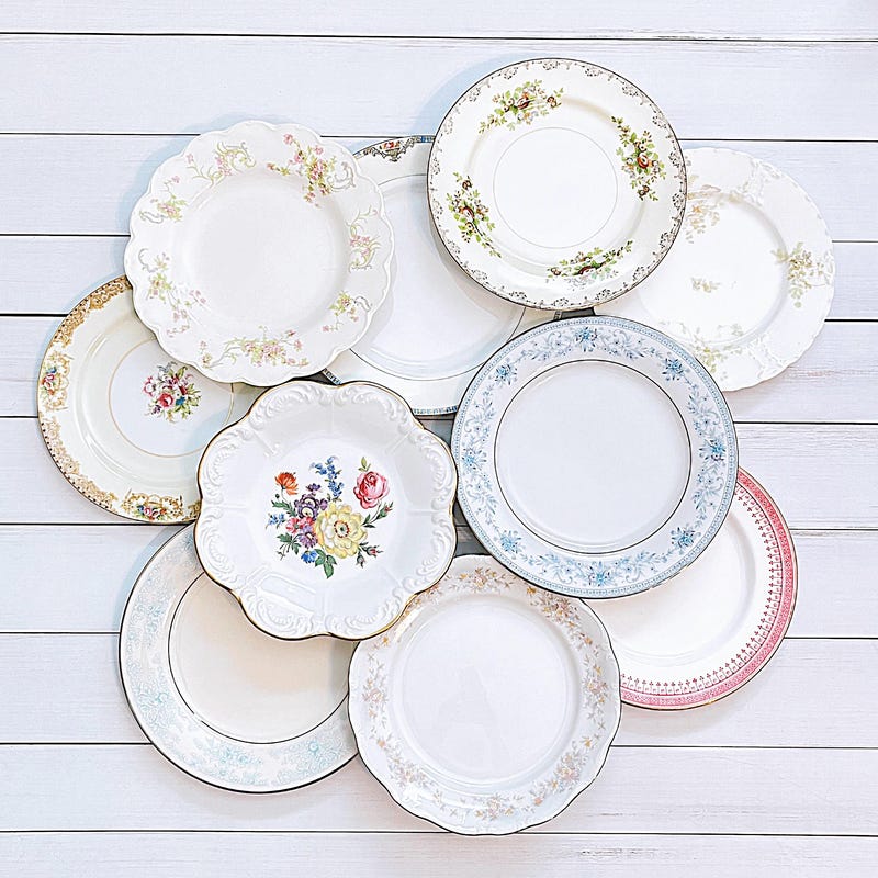 Vintage China Plate - Etsy