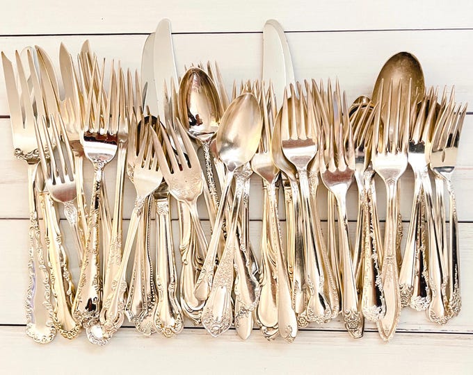 Silver Plated Flatware *craft Quality* - Etsy