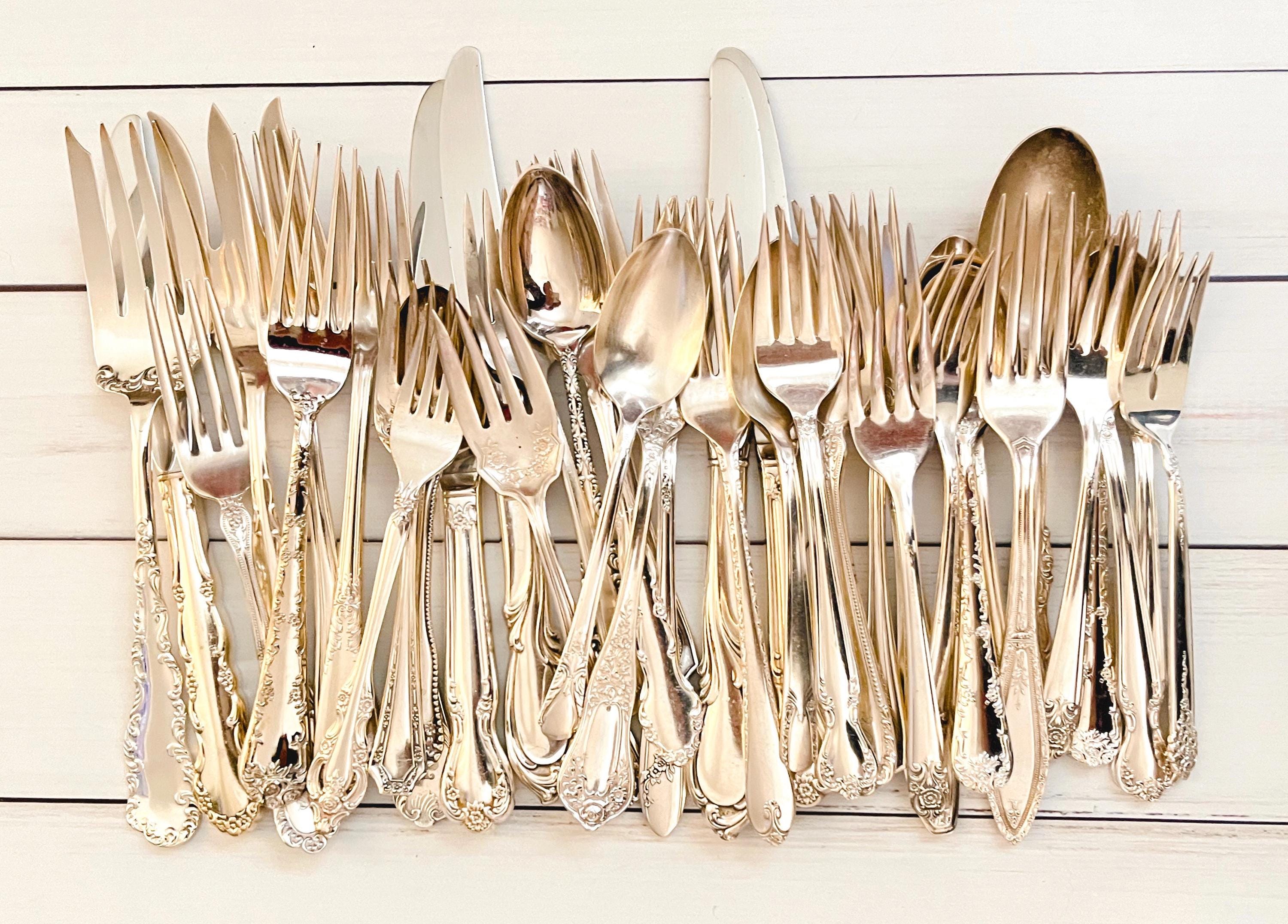 Silver Plated Flatware *craft Quality* - Etsy