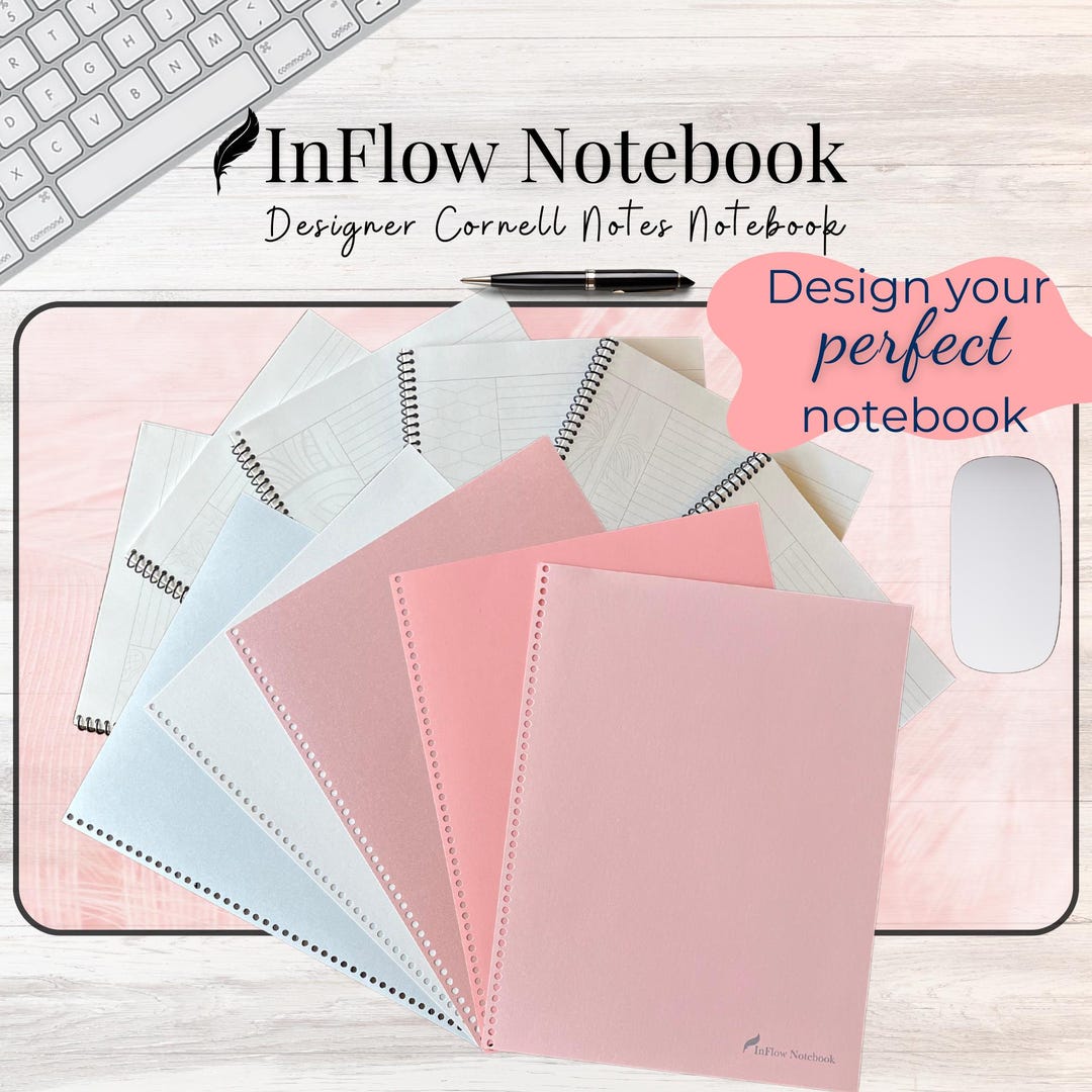 Inflow Custom Cornell Note-taking Notebook Design & Color It Your Way ...