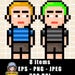 Pixel Art Game Man Characters Vector. EPS + PNG + JPEG Hight Resolution ...