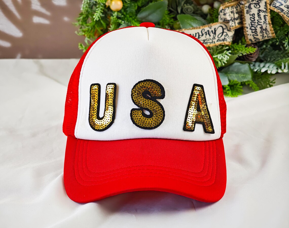 Blank Trucker Hat for DIY, Solid Color Mesh Cap, Customizable Plain Hat ...
