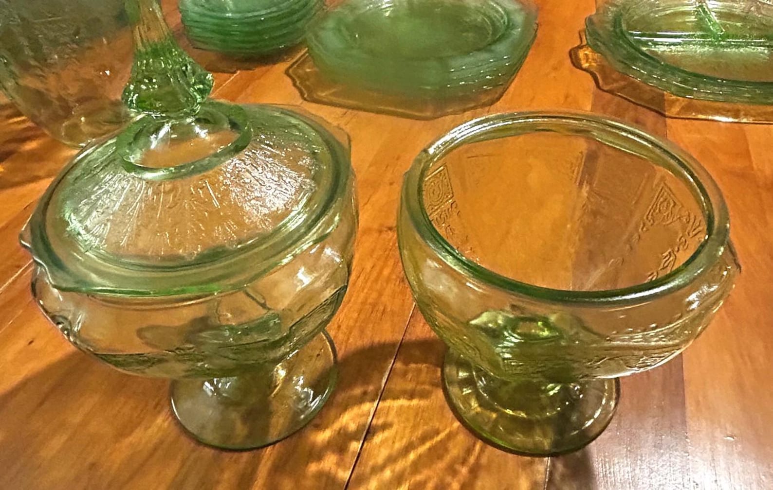Vintage Princess Depression Glass Candy Dishes - Etsy