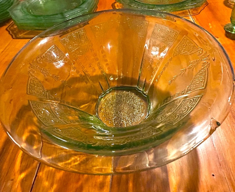 Rare Princess Depression Glass Hat-shaped Bowl - Etsy