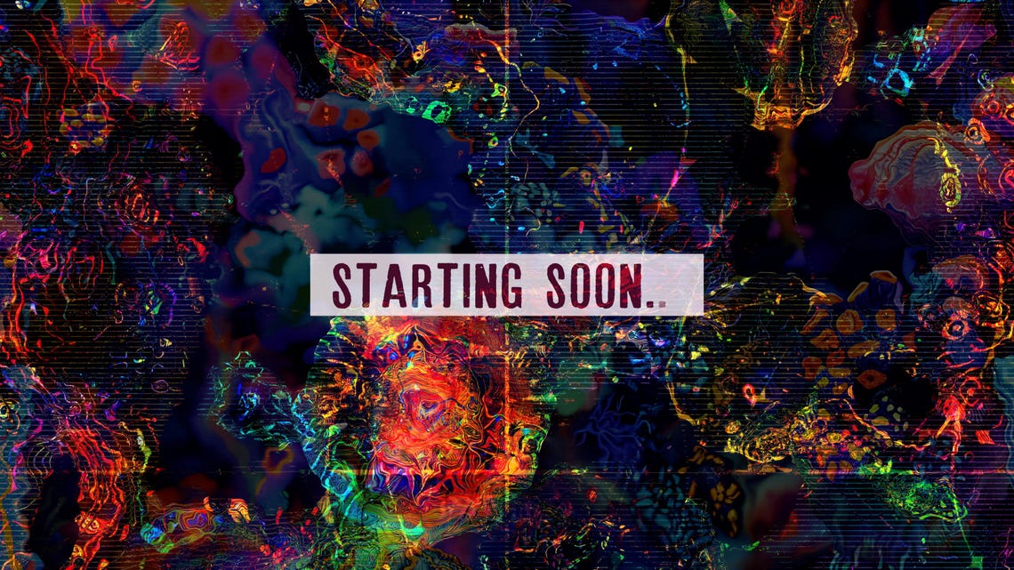 Animated Loading Screen, Stream Start Backdrop Mystery Disco Design ...