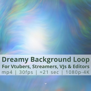 Blue Stream Background, Dreamy Ambience Video Loop, Celestial Relaxing ...